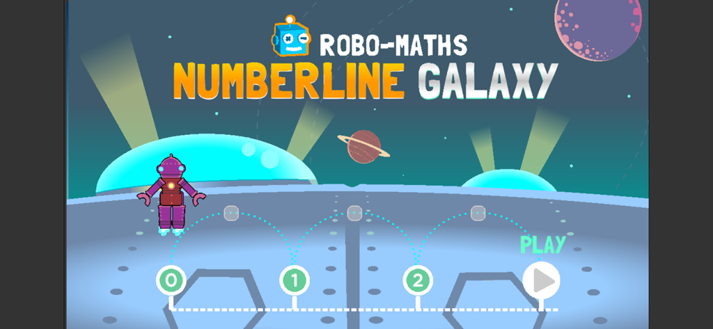 Robo Math Number Line Galaxy