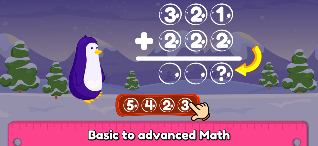 Addition & Subtraction Kids K2 - Education App | MWM