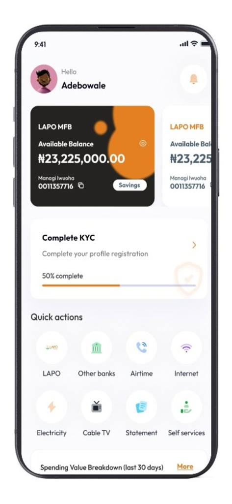 LAPO Mobile App - Finance App | MWM