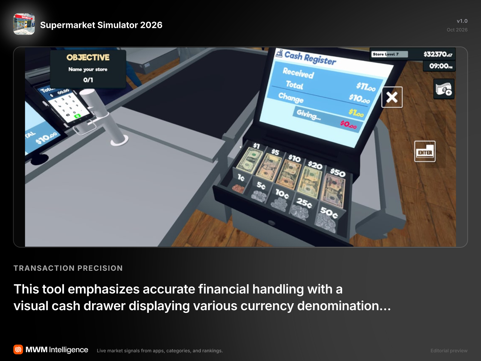 Supermarket Simulator 2026 - Entertainment App | MWM