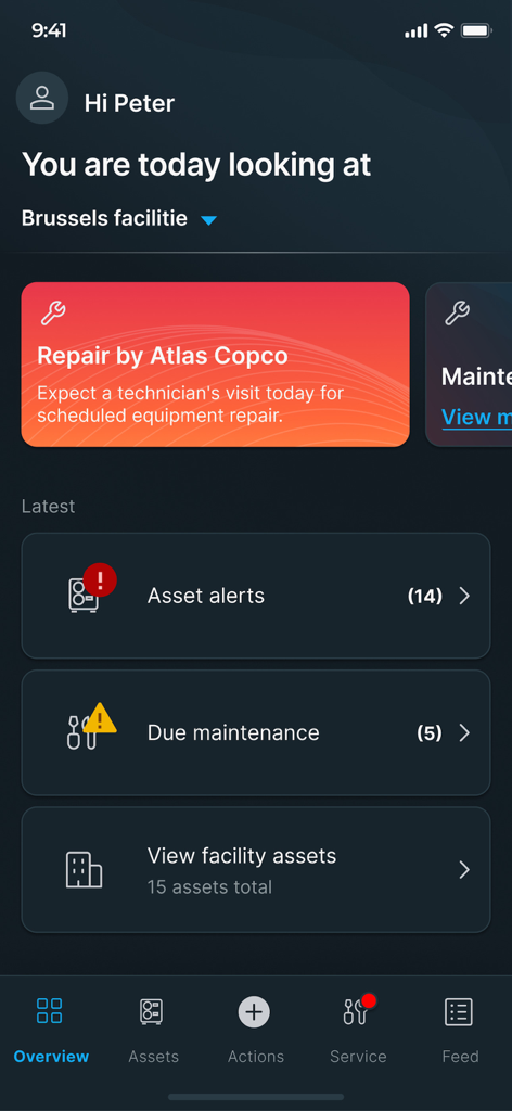 Atlas Copco SMARTLINK - Business App | MWM