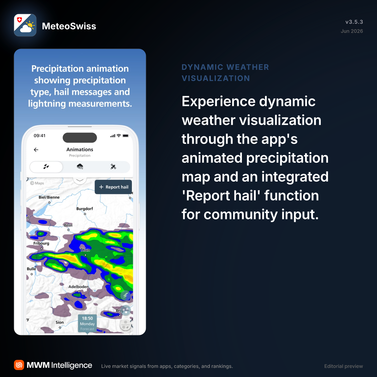 MeteoSwiss - Weather App | MWM