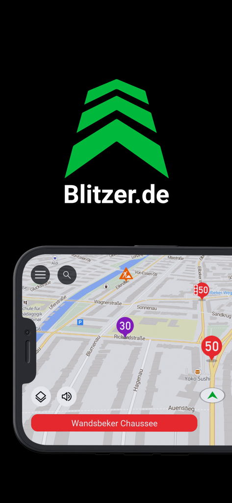 Blitzer.de PRO | Live Traffic Alerts & Speed Camera Detector