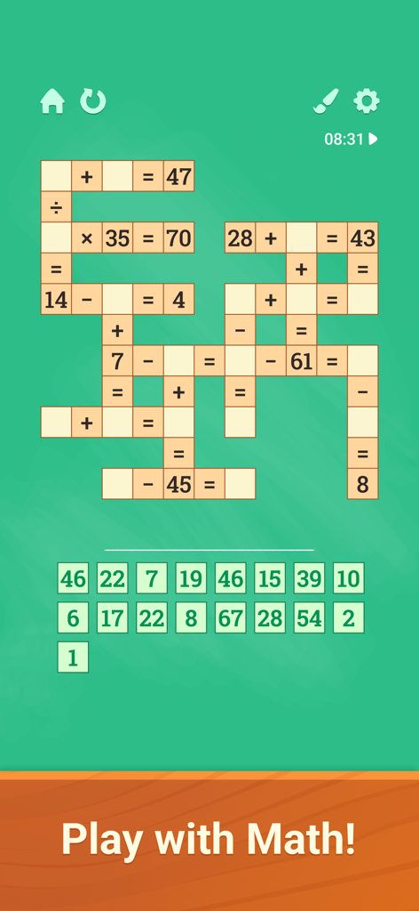 Math Club: cross number games | Logic Puzzles & Brain Training