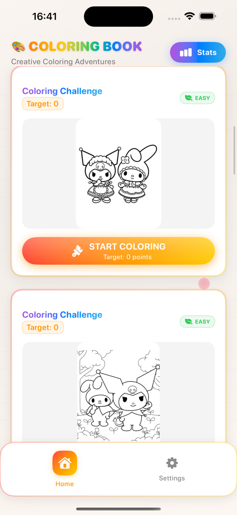 Kuro - Melody Coloring Page - Games App | MWM