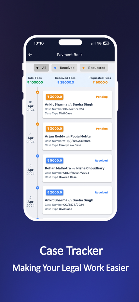 Advocate Diary- AdvoDesk - Productivity App | MWM