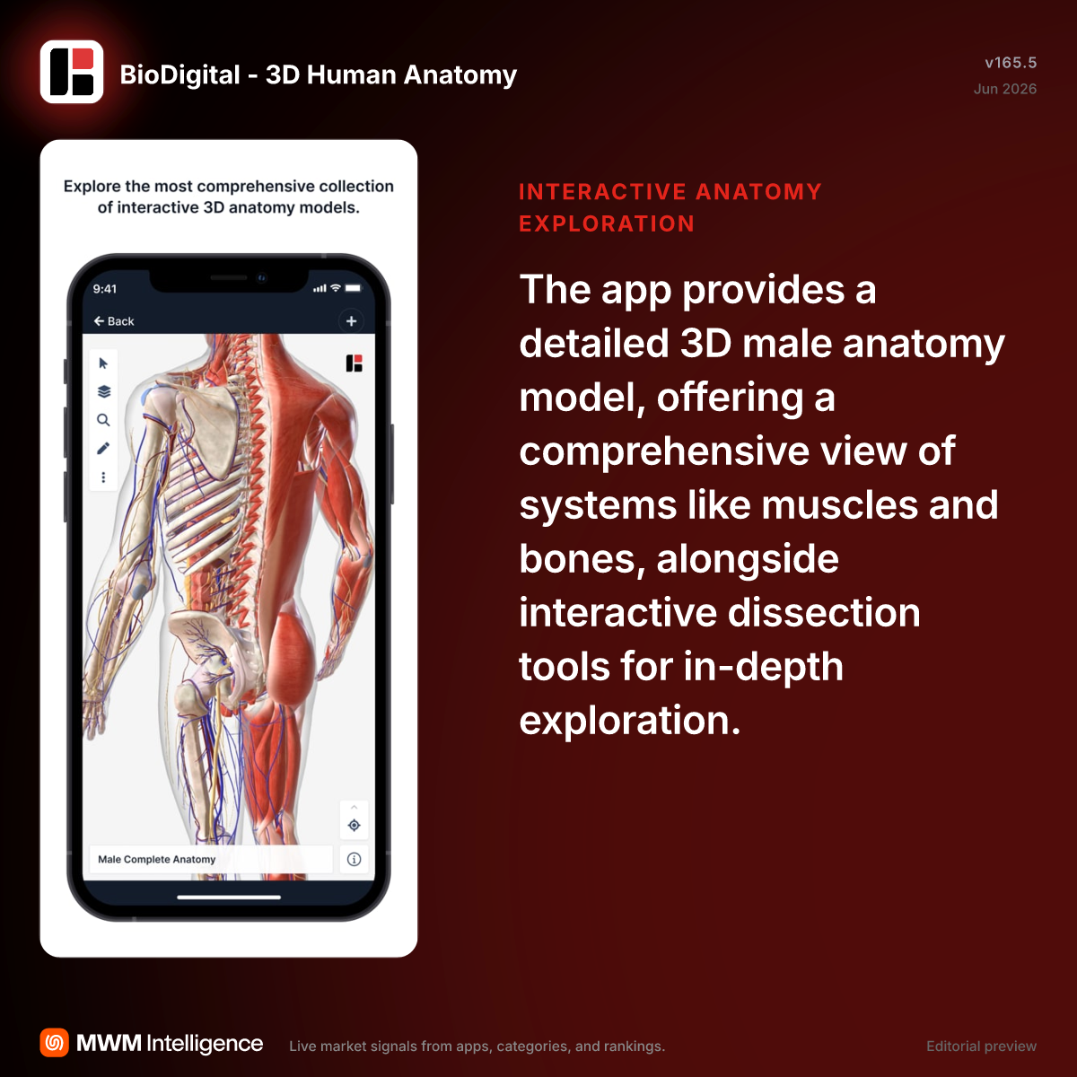 BioDigital - 3D Human Anatomy - Medical App | MWM