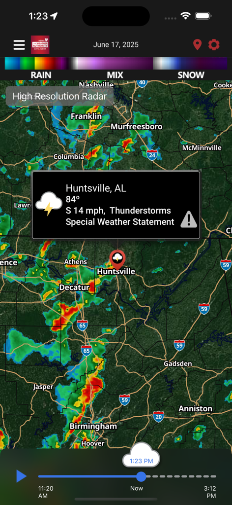 WHNT Live Alert 19 - Weather App | MWM