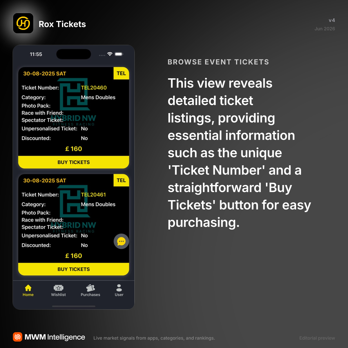 Rox Tickets - Sports App | MWM