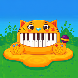Cat Piano – Animal Sounds - Games App | MWM