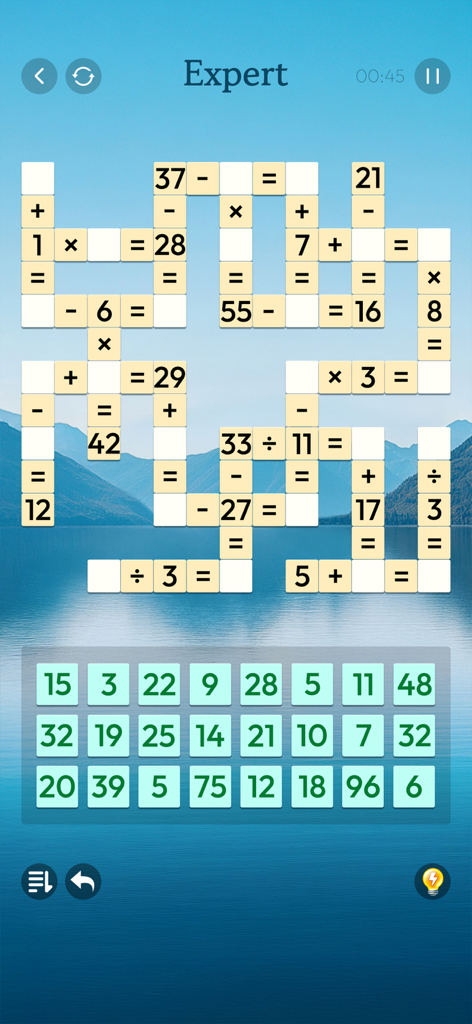 Arcadia Zen Math | Relaxing Brain Training & Number Crossword Puzzles
