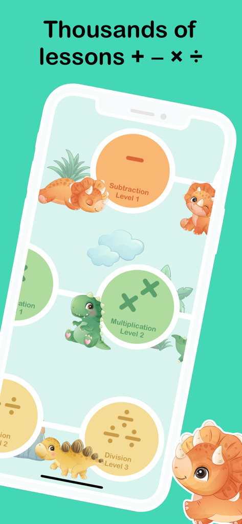 Dino Math Games for Kids - Education App | MWM
