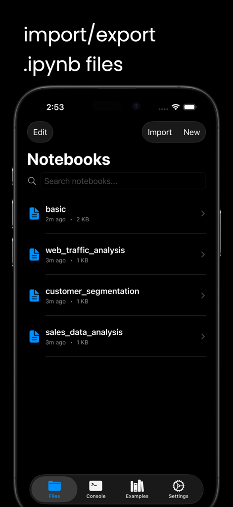 JuCode | Native Jupyter & Python Coding on iPad & iPhone