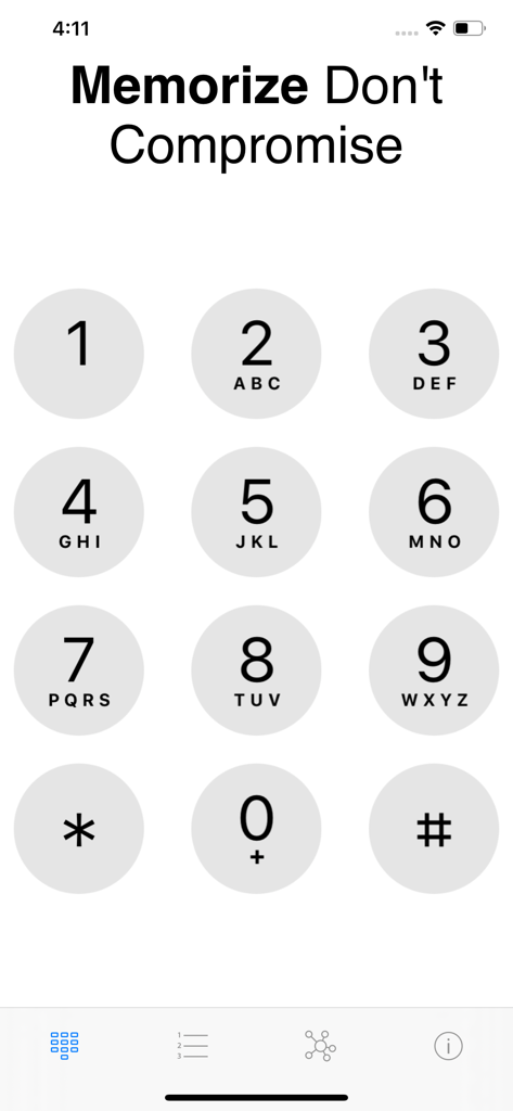 COMBO Keypad | Memorize Safe Combinations with Mnemonics