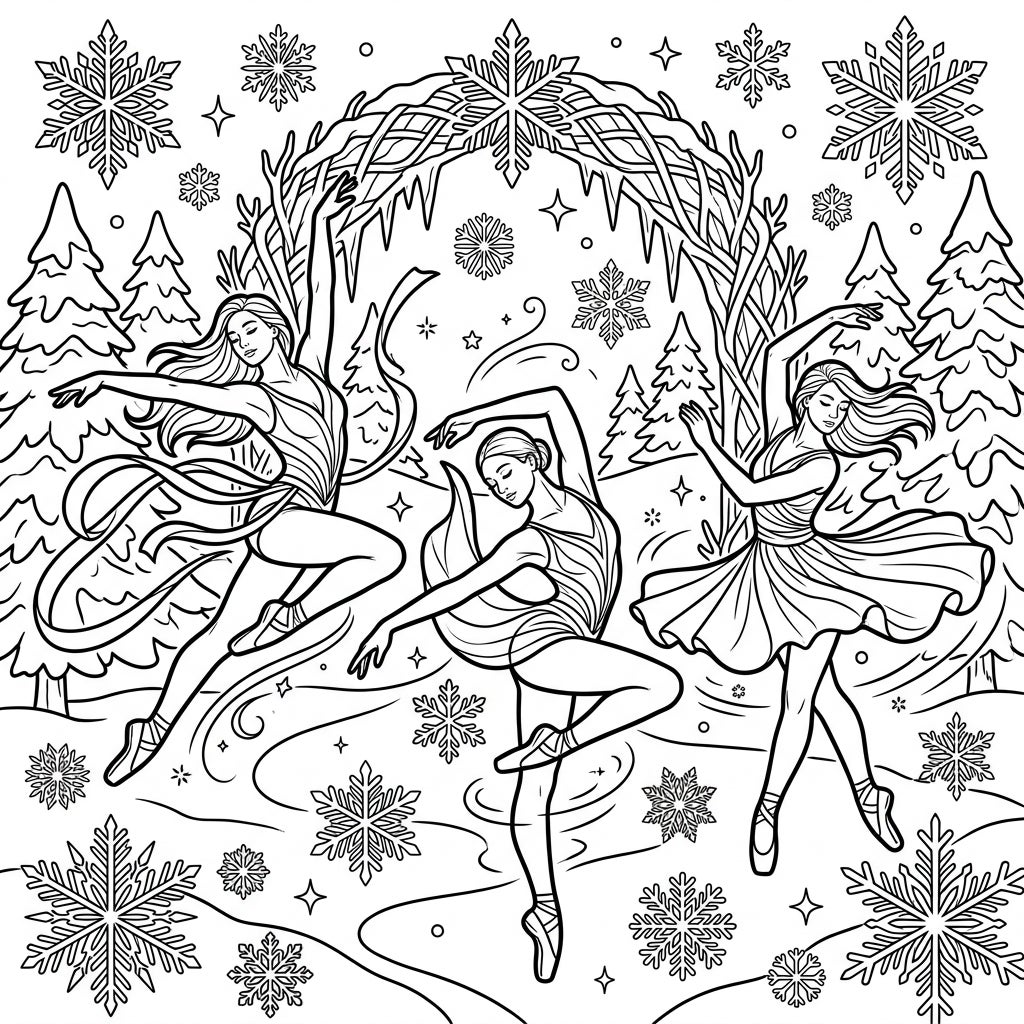 Identità Personale: Disegno da Colorare Invernale — Color Pop