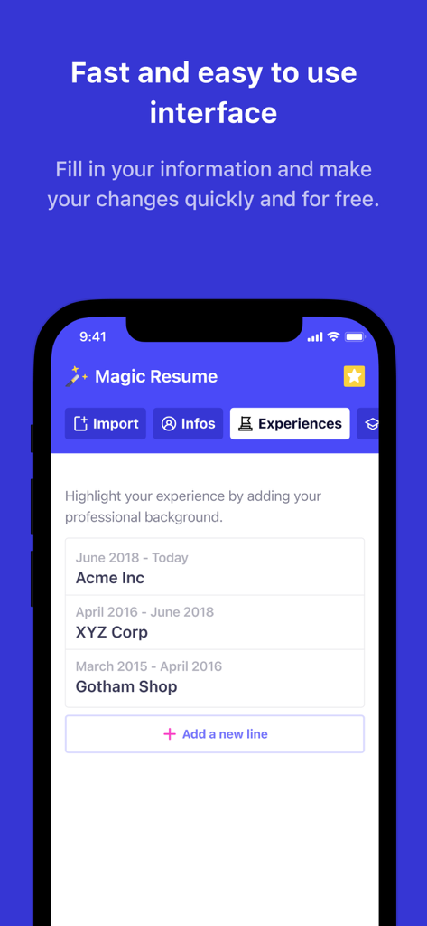 AI CV Builder - Magic Resume - Business App | MWM