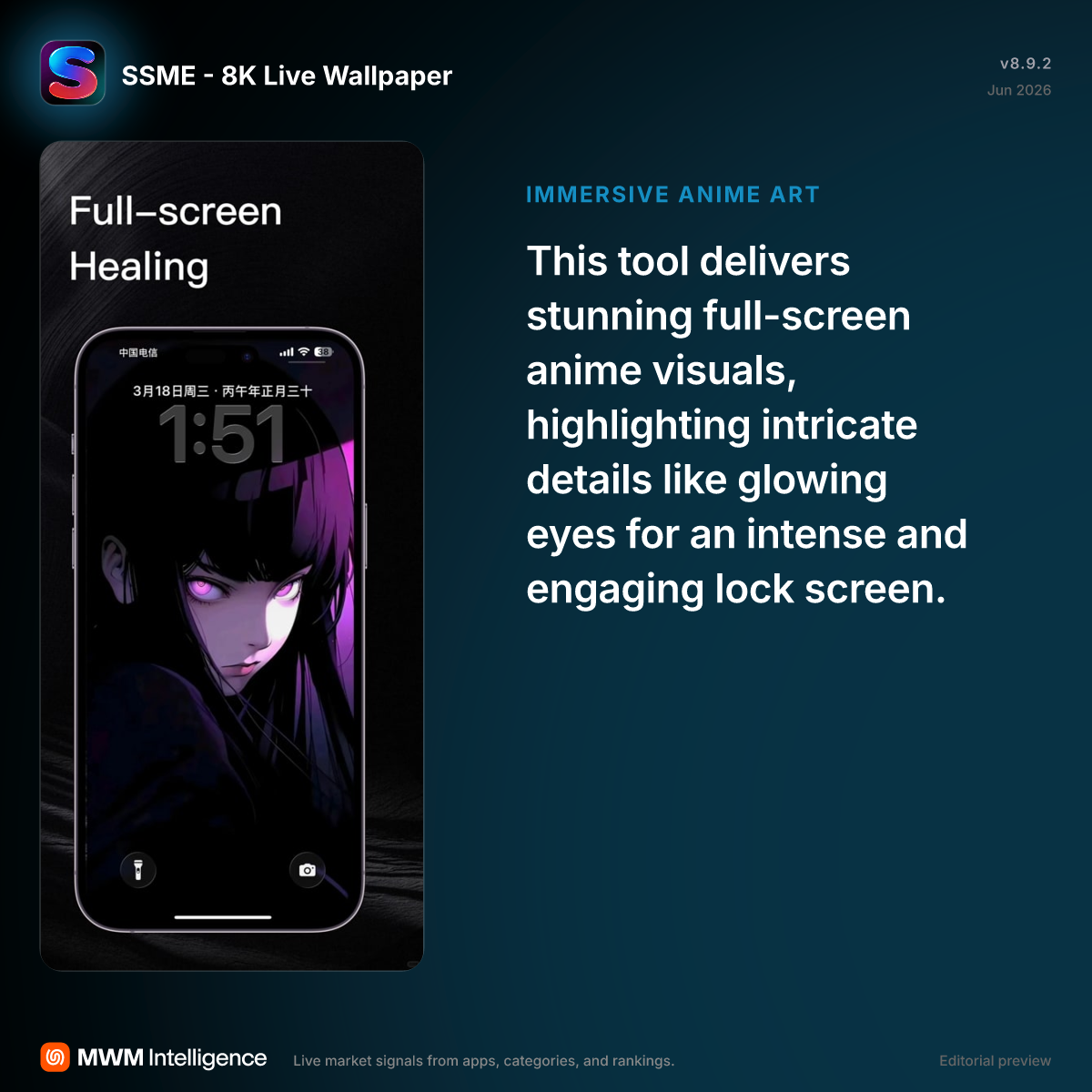 SSME - 8K Live Wallpaper - Entertainment App | MWM