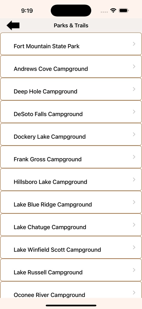 Georgia -State Parks & Trails - Travel App | MWM