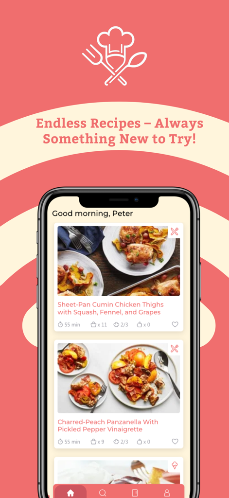 What To Eat: Food & Recipes - Food & Drink App | MWM