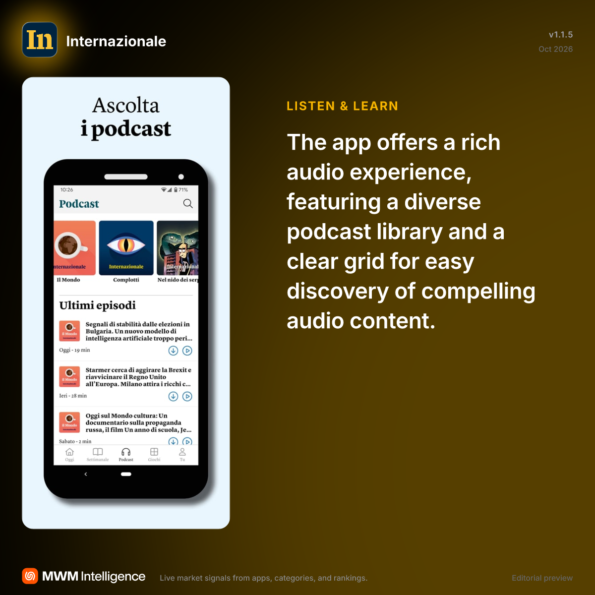 Internazionale - News App | MWM