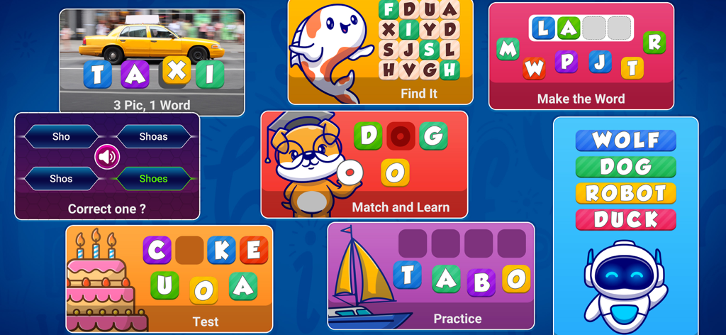 Kids Spelling game Learn words - Education App | MWM