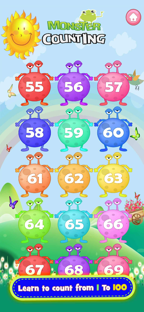 Monster Math Counting App Kids - Education App | MWM