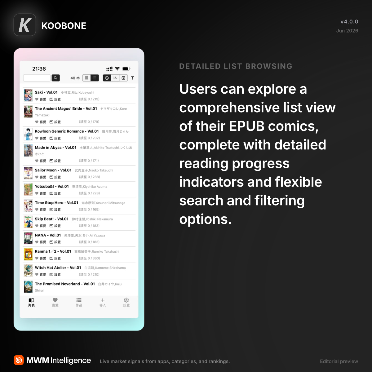 KOOBONE - Books App | MWM