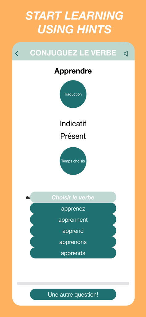 French Verbs Quiz - Education App | MWM