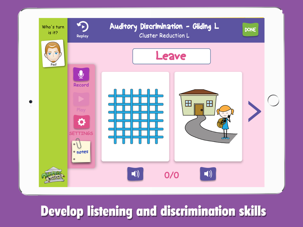 Minimal Pairs Academy | Clinical Speech Therapy & Data Tracking