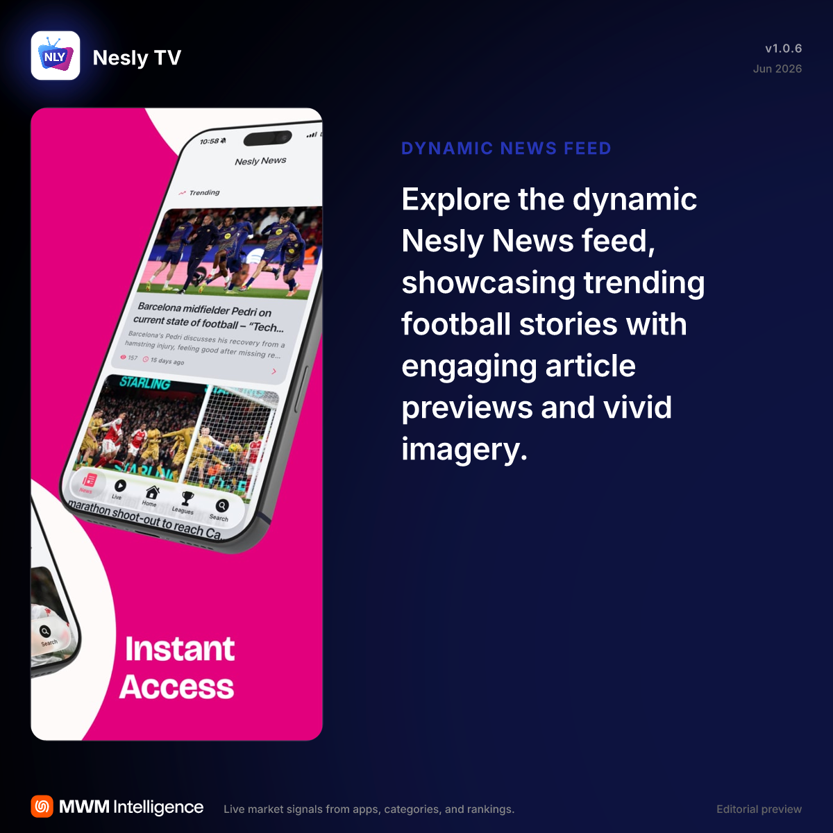 Nesly TV - News App | MWM