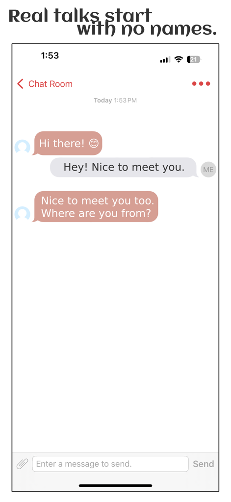AnonTalk - Social Networking App | MWM
