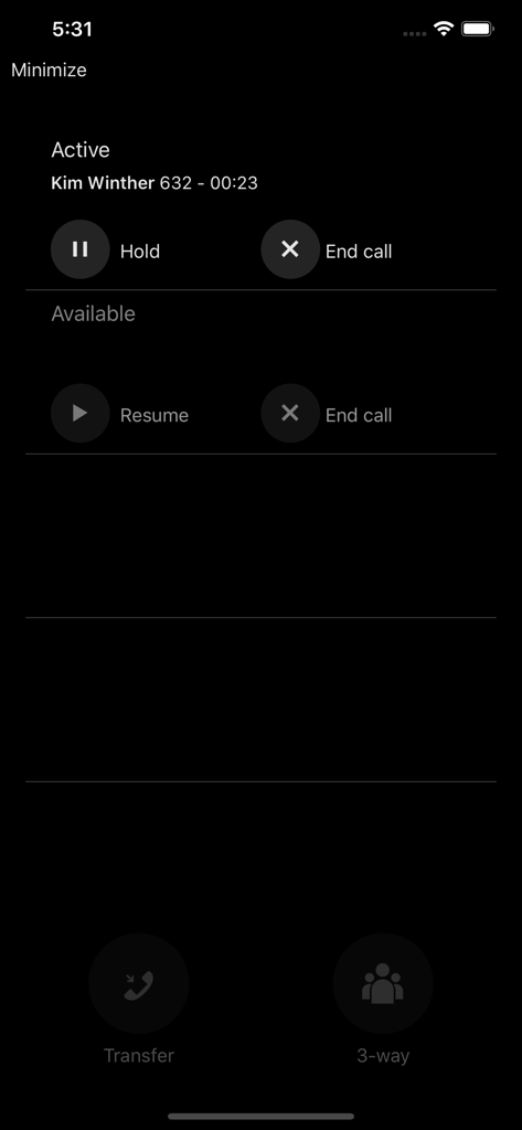 Call Control for BroadWorks V2 - Business App | MWM