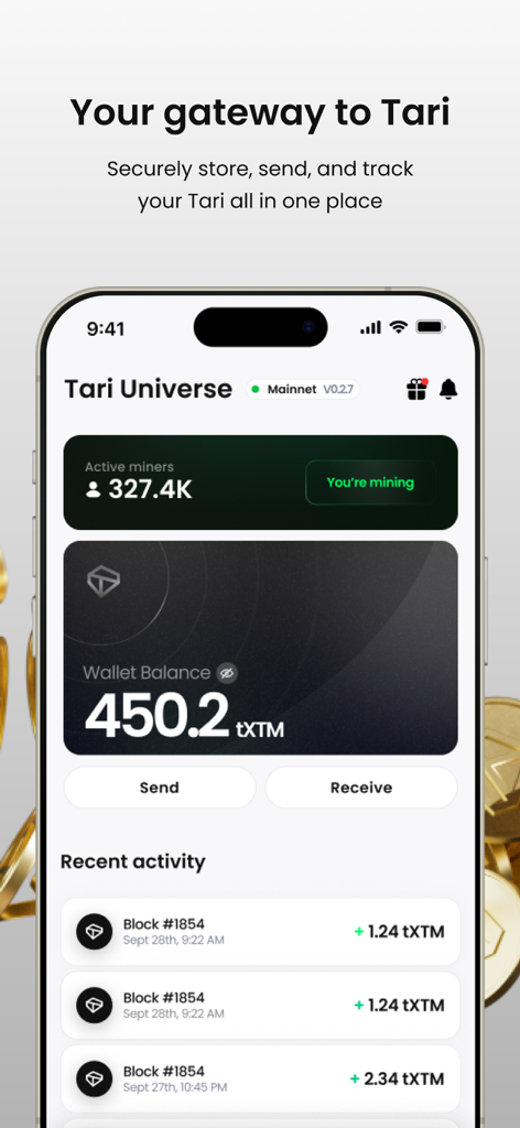 Tari Universe Wallet - Finance App | MWM