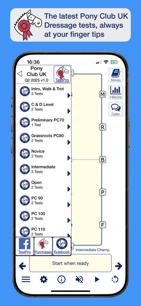 The Pony Club Dressage TestPro | Master Your Next Dressage Test