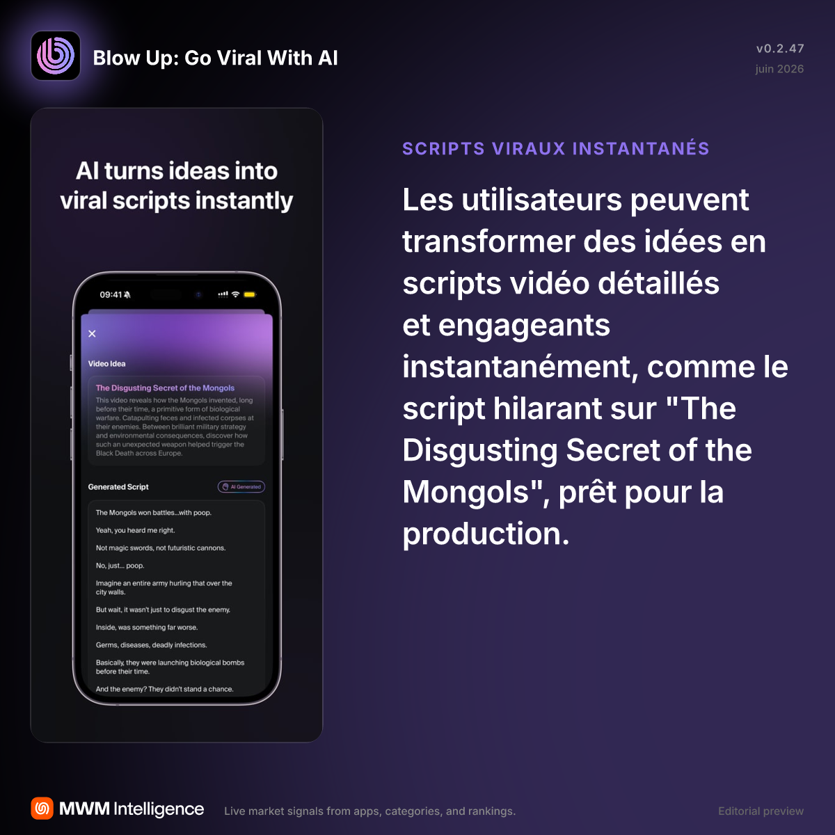 Blow Up AI: Deviens Viral - Application Photo et vidéo | MWM