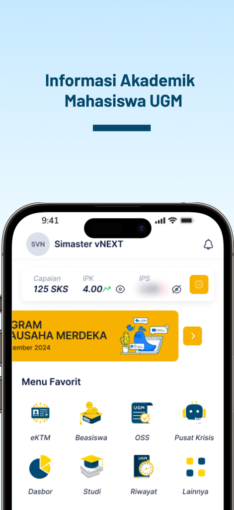 Simaster UGM Student vNEXT - Education App | MWM
