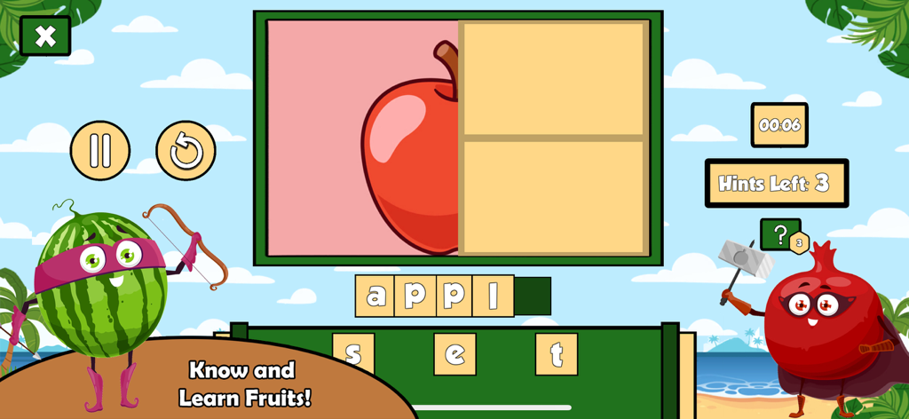 Fruit Puzzle Adventures - Games App | MWM