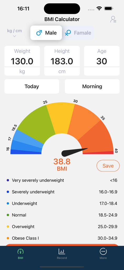 BMI Calculator- Weight Analyze - Health & Fitness App | MWM