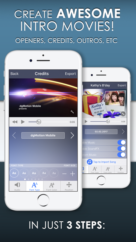 Intro Designer for iMovie and Youtube - Photo & Video App | MWM