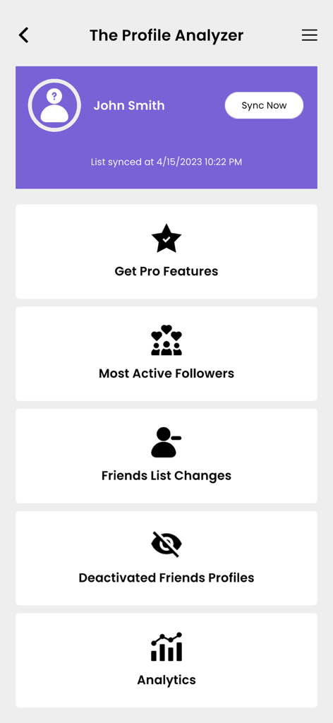 The Profile Analyzer - Social Networking App | MWM
