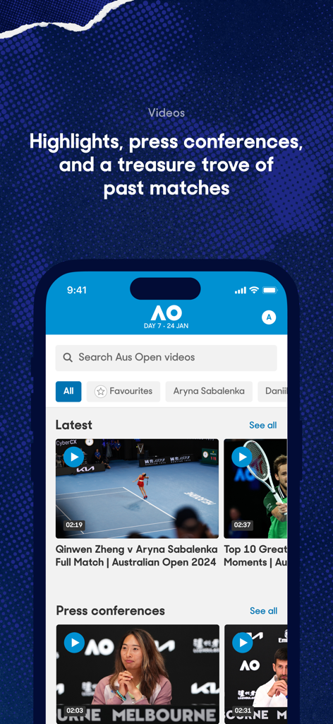 Australian Open Tennis 2026 - Sports App | MWM