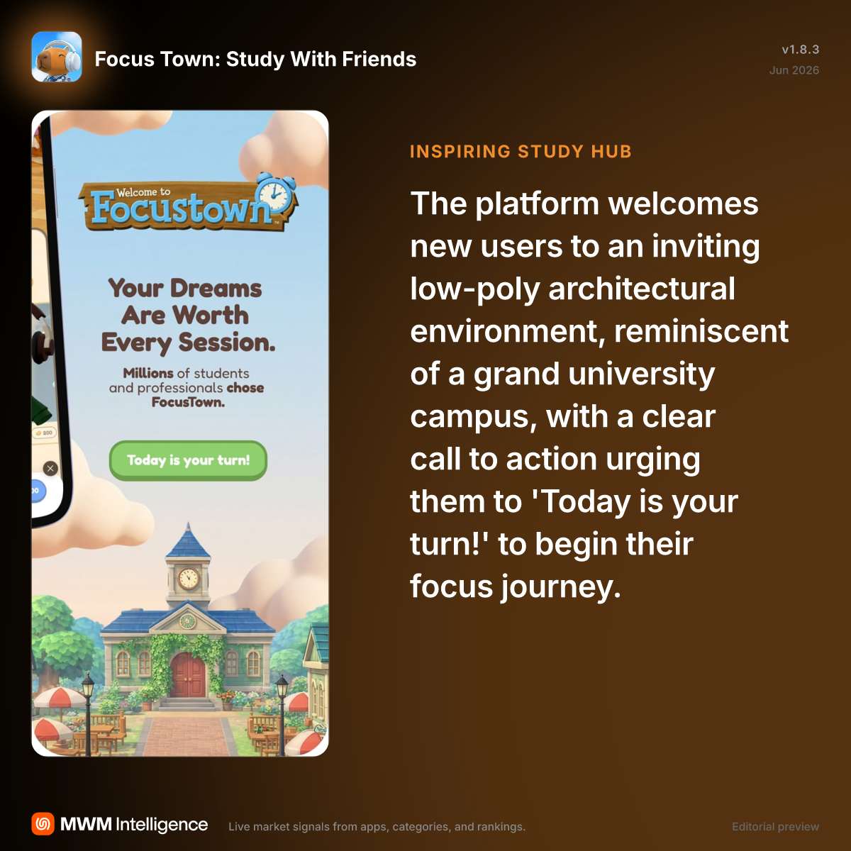 Focus Town: Study With Friends - Productivity App | MWM