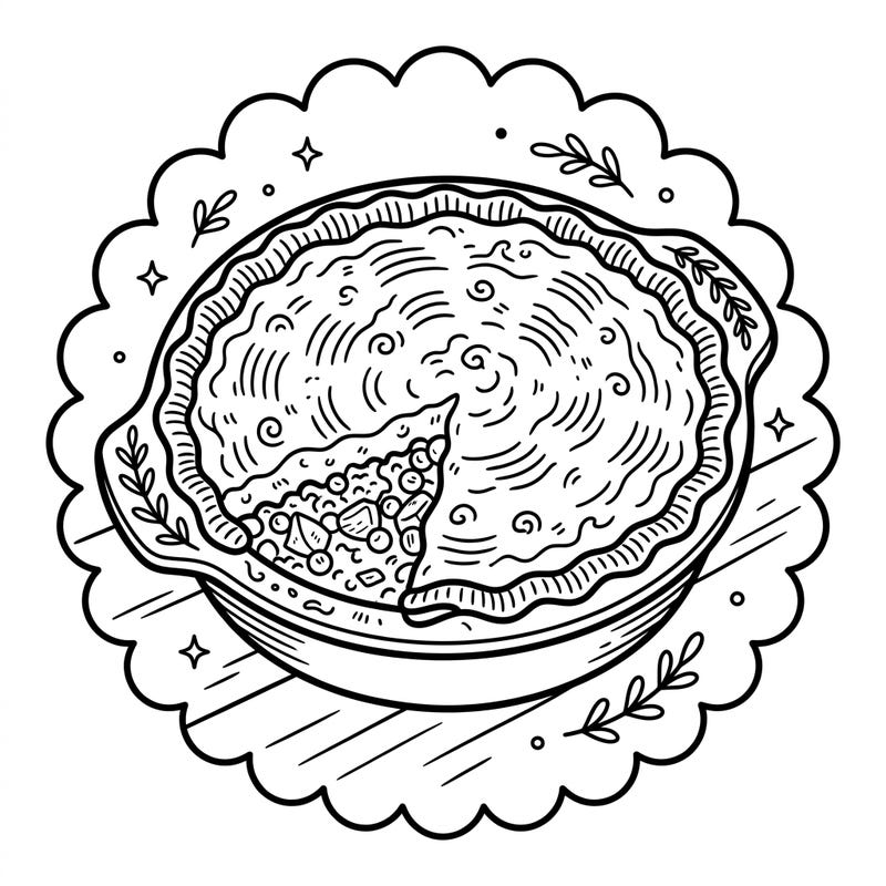 12 Páginas para Colorear de Pasteles de Carne – Gratis Imprimibles ...