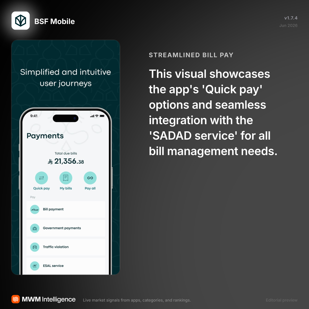 BSF Mobile - Finance App | MWM