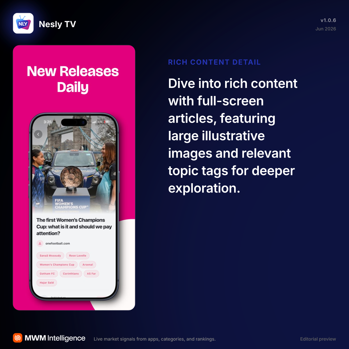 Nesly TV - News App | MWM