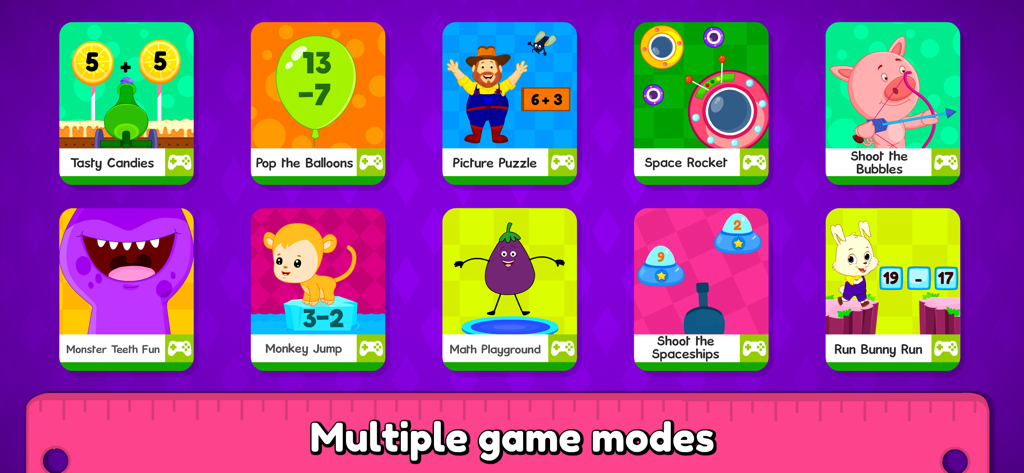 Addition & Subtraction Kids K2 - Education App | MWM