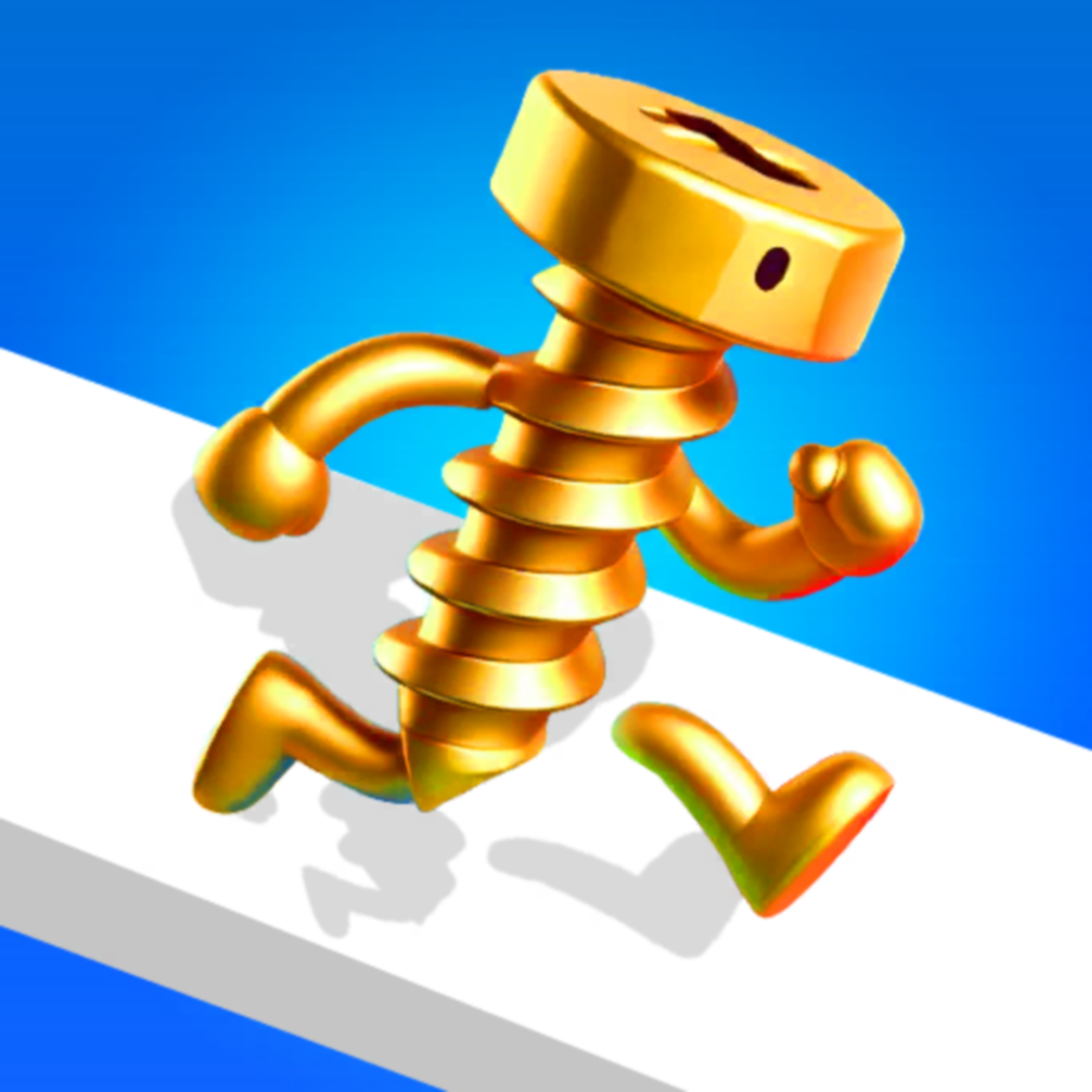 Screw Man Run 3D | Dash Through Obstacles & Stay Intact!