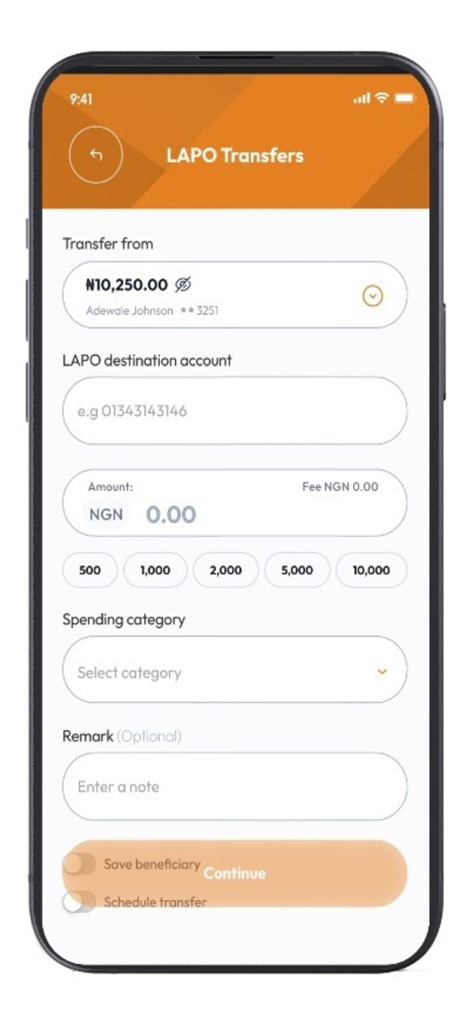 LAPO Mobile App - Finance App | MWM