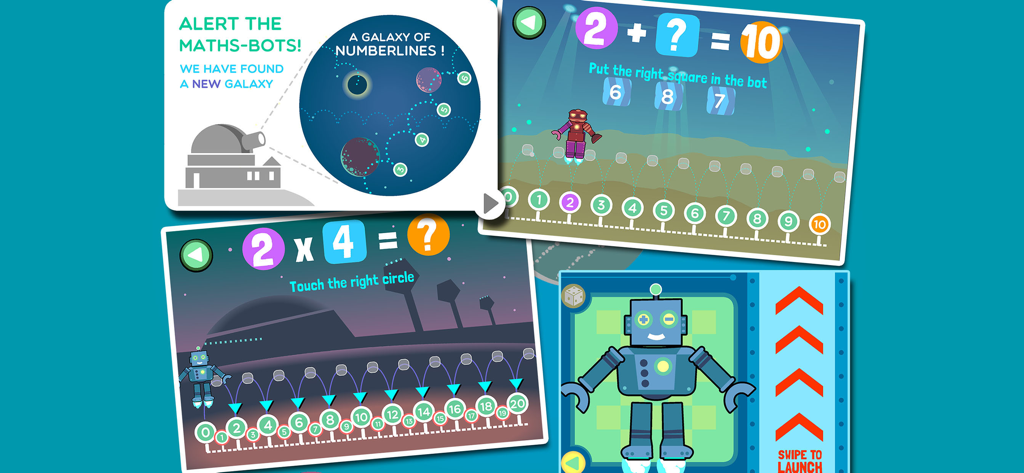 Robo Math Number Line Galaxy - Education App | MWM