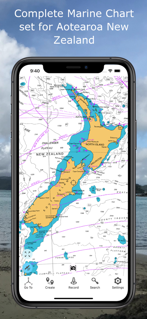 NZ Charts | Pro Marine Navigation & DOC Hiking Maps Offline